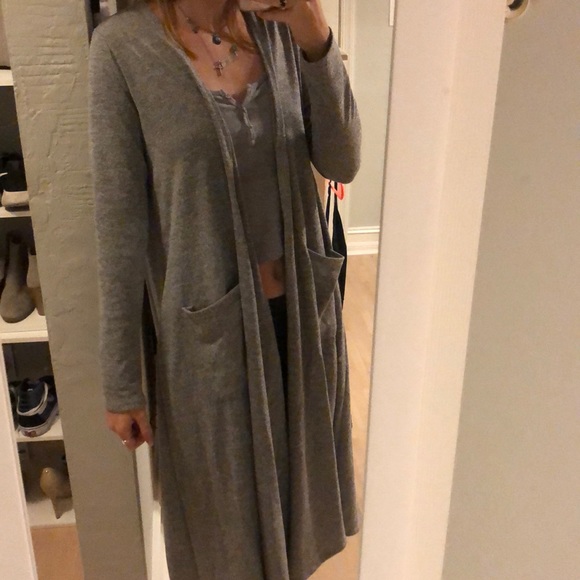 LuLaRoe | Sweaters | Lularoe Heathered Gray Duster Sweater | Poshmark